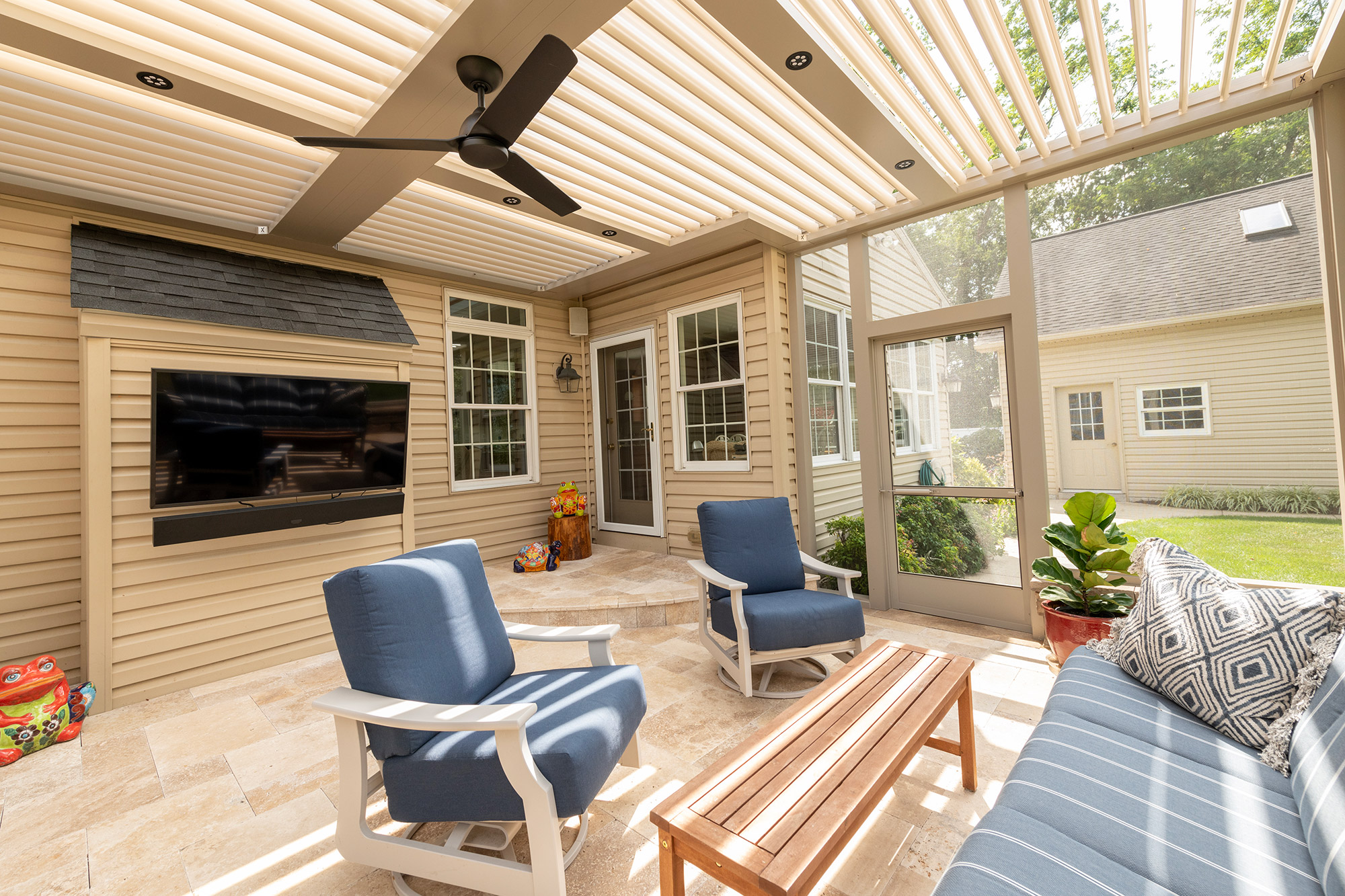 Louvered Pergolas by StruXure - Open Air Structures - Serving Central PA